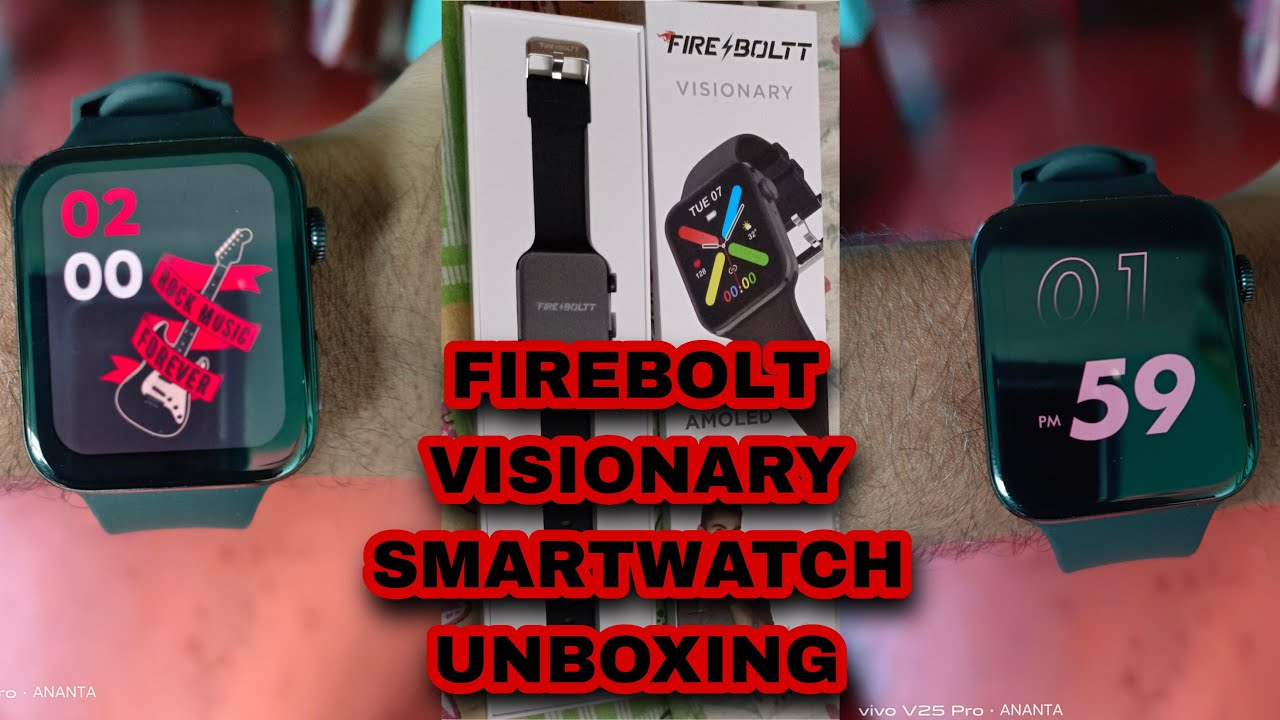FIRE-BOLTT VISIONARY SMARTWATCH UNBOXING | AMAZON GREAT INDIAN FESTIVAL ...