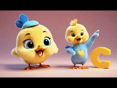 Seven Baby Chicks Say A to Z | Fun Alphabet Song for Kids | Learn ABC ...