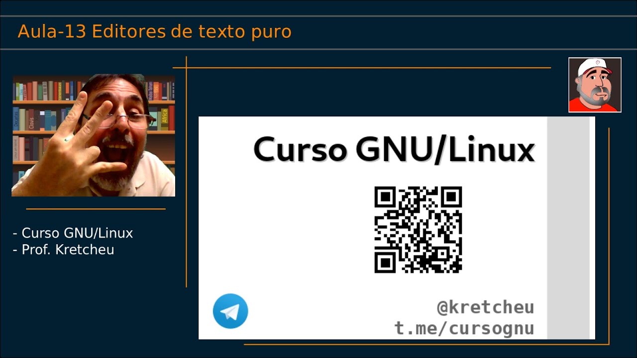 🟠 Curso GNU Linux- Aula 13 - Editores de texto puro - YouTube