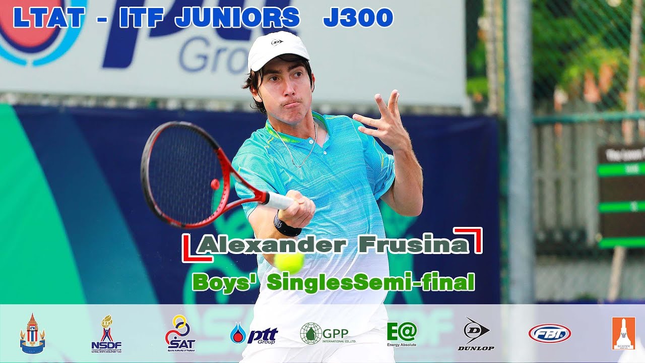 LTAT - ITF JUNIORS J300 Boys' SinglesSemi final - Alexander Frusina vs ...