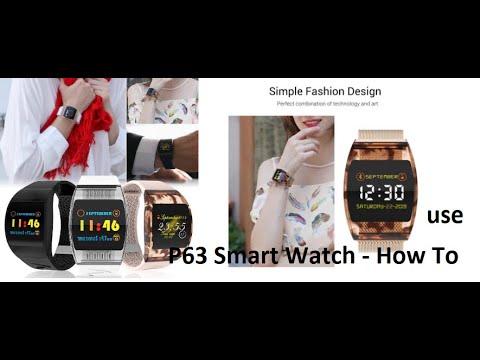 Lefun Health -Apps Supported - P63 Smart Watch -Details - YouTube