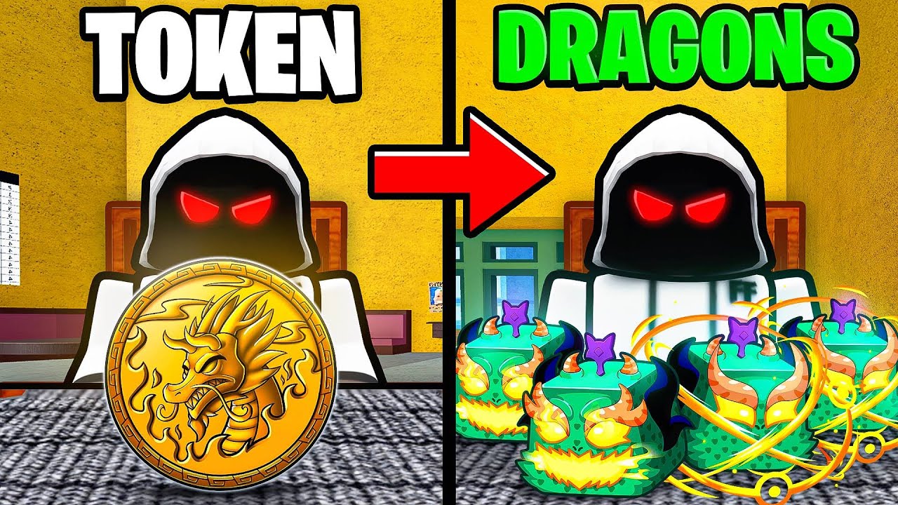 Trading DRAGON TOKENS For NEW DRAGON FRUIT.. (Blox Fruits) - YouTube