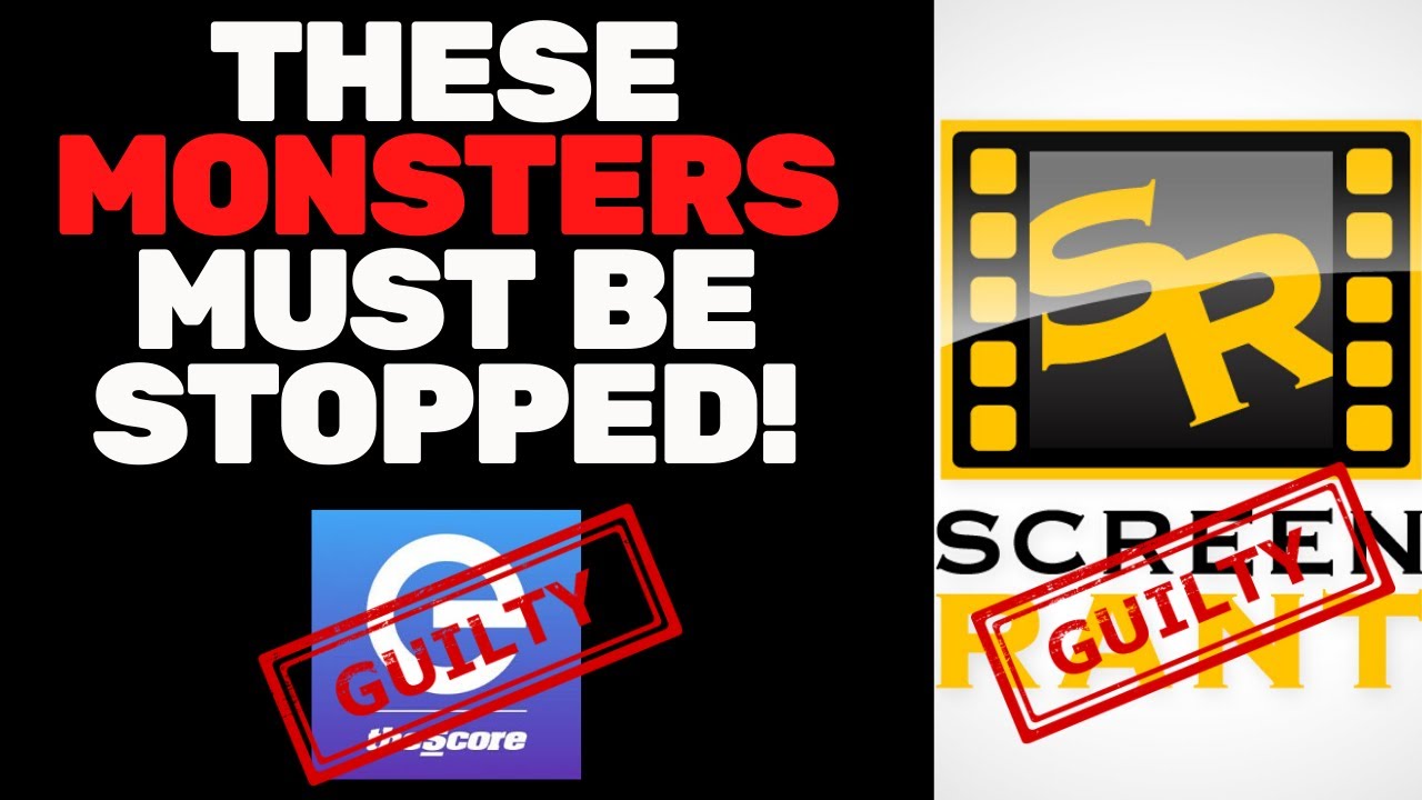 Screen Rant & TheScore eSports STEALING Smaller Youtubers Content - YouTube