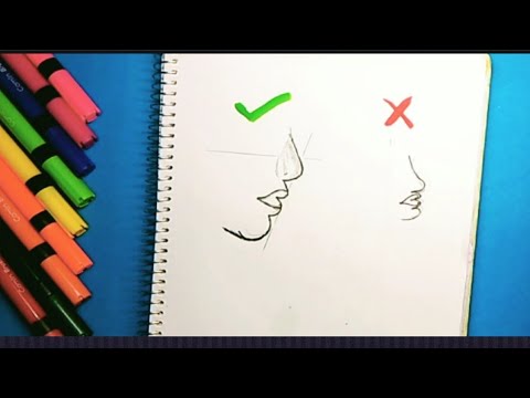 wrong vs right#how to draw perfect in easy way - YouTube