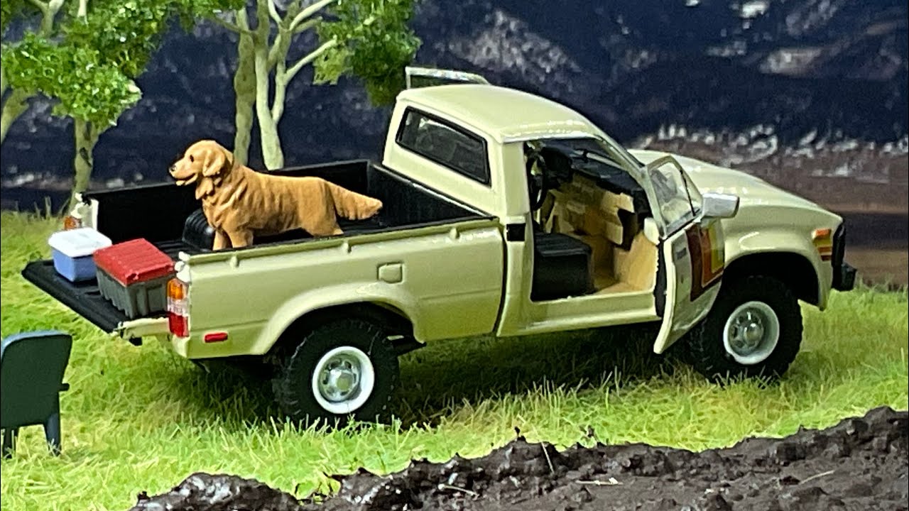 BMC TOYOTA 1980 HILUX PICKUP TRUCK IN 1/64 - YouTube