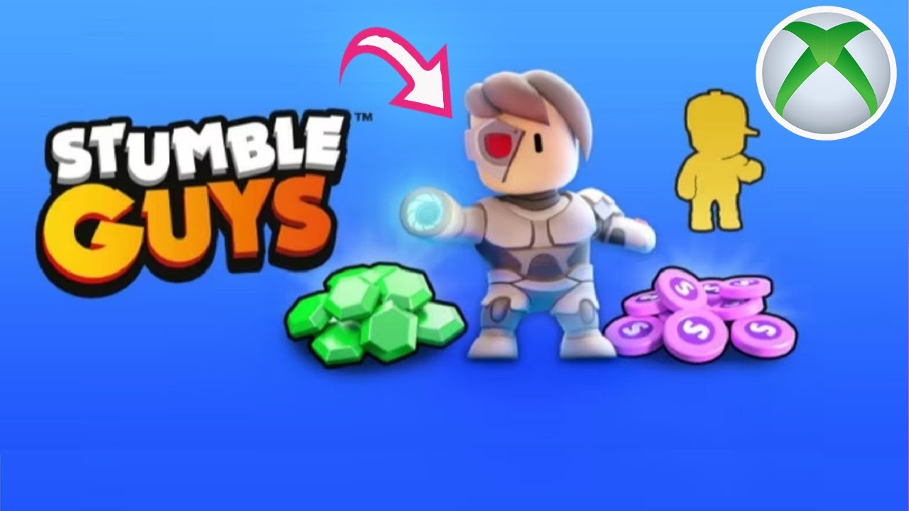 STUMBLE GUYS PACOTE CYBORG GRÁTIS NO XBOX ONE X♡ ♥ - YouTube