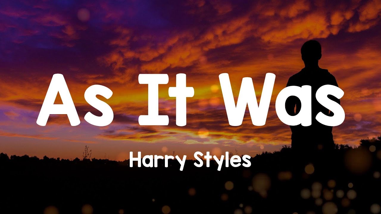 Harry Styles - As It Was (Lyric video) - YouTube