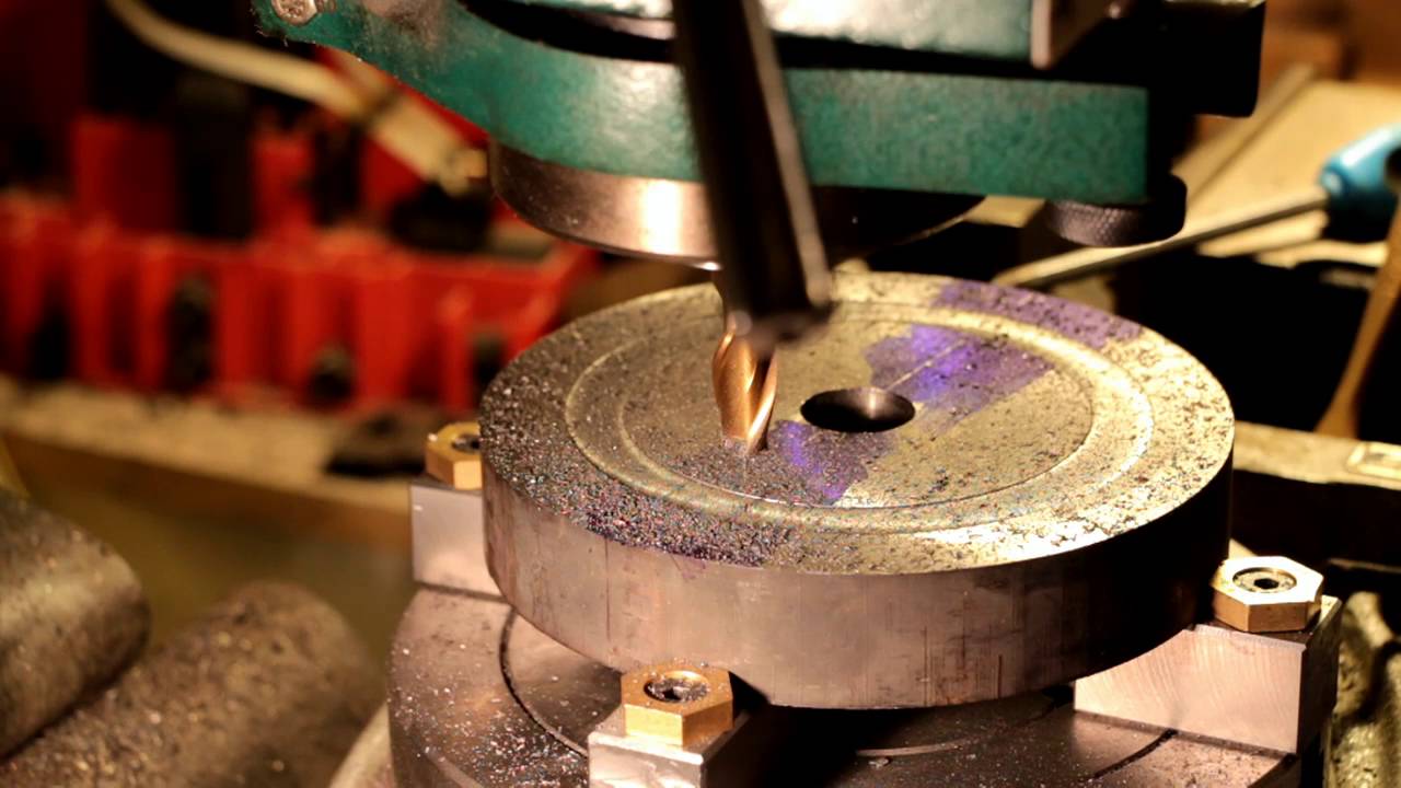 Making a lathe chuck backing plate - Part 3 - YouTube