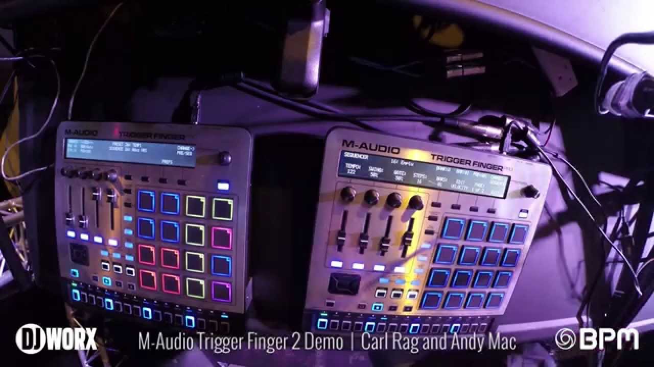 BPM 2014: M-Audio Trigger Finger Pro Demo - YouTube