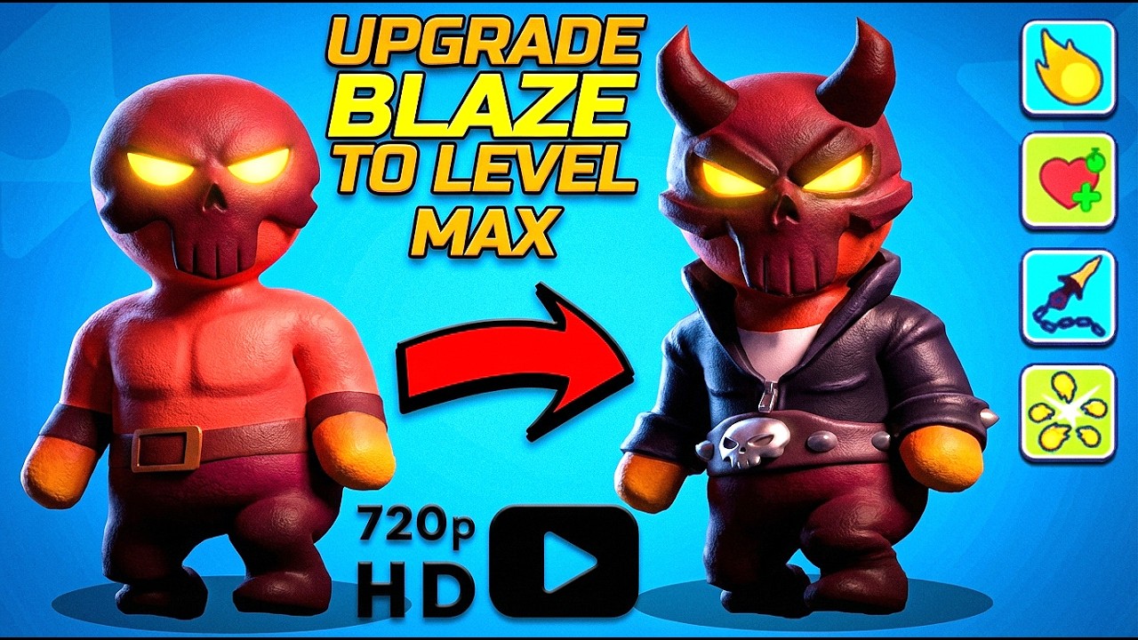 BLAZE Character Max Upgrade | Stealth Master - YouTube