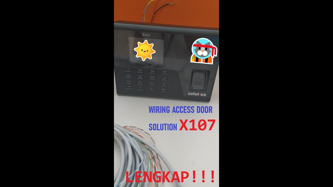 Pemasangan Access Door Solution X107 Wiring - YouTube
