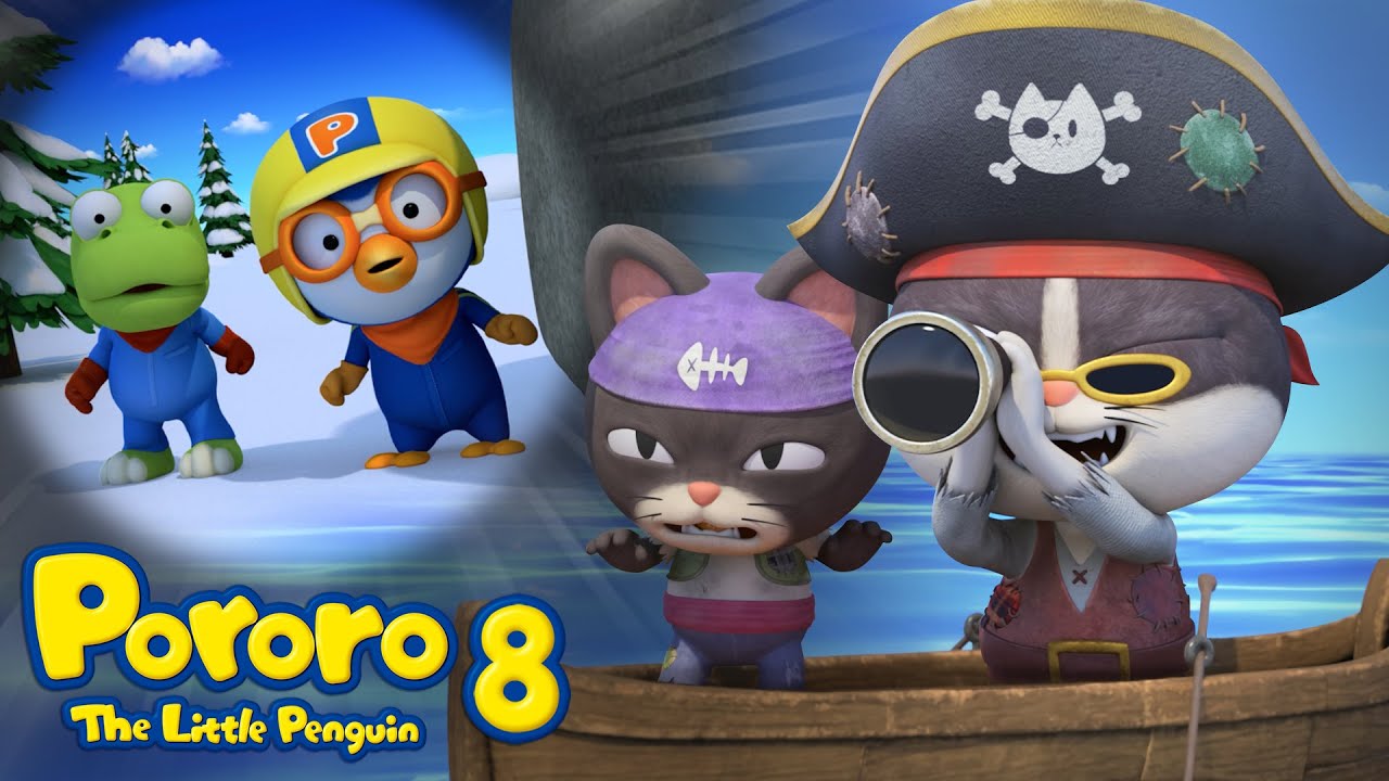 Pororo Season 8 | #3 Pirates are Here! | Pororo English | Kids Cartoon ...