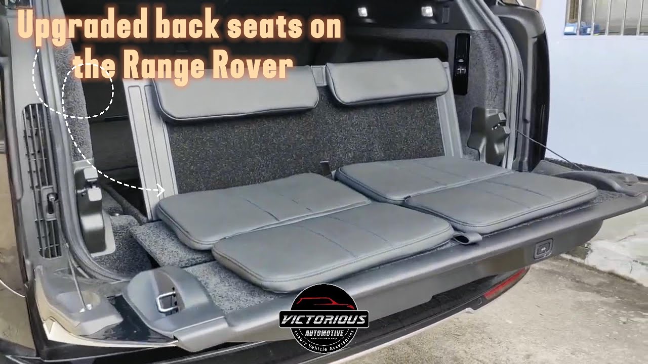 Upgraded back seats on the Range Rover BOOT! - YouTube