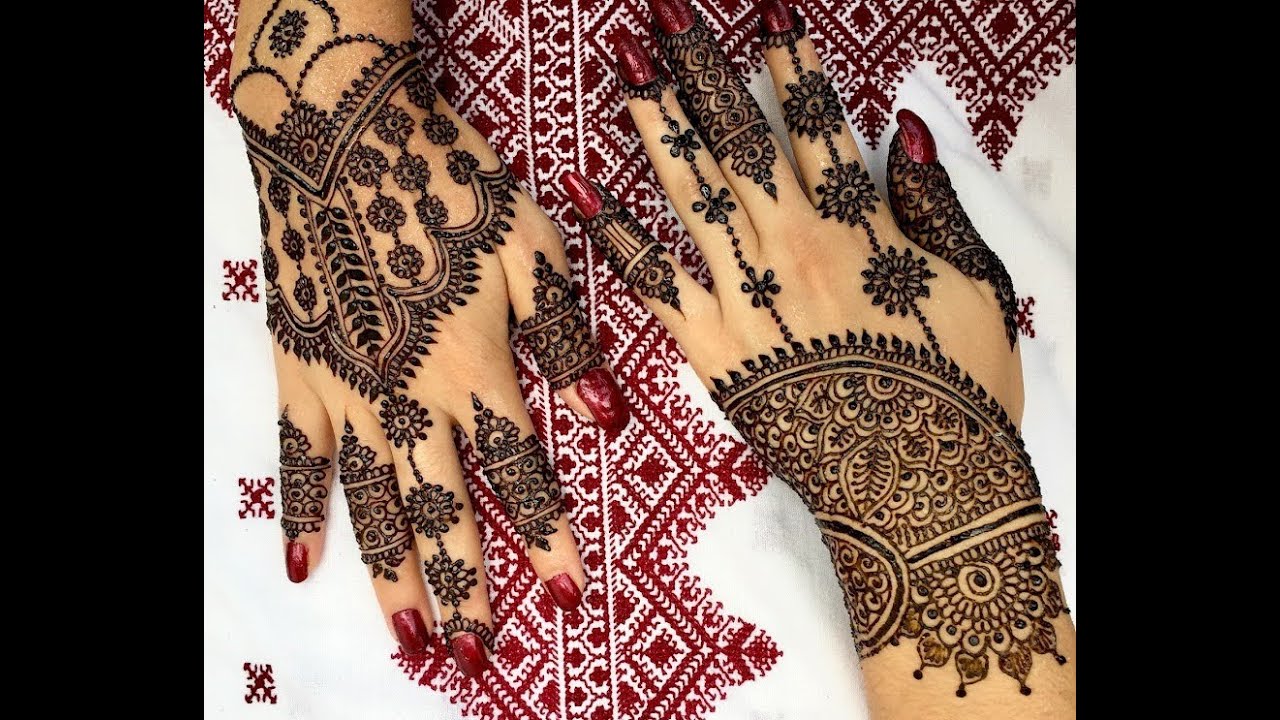 نقش حناء مغربي أنيق و جميل🌹😍🌹🥰 The traditional Moroccan henna ...