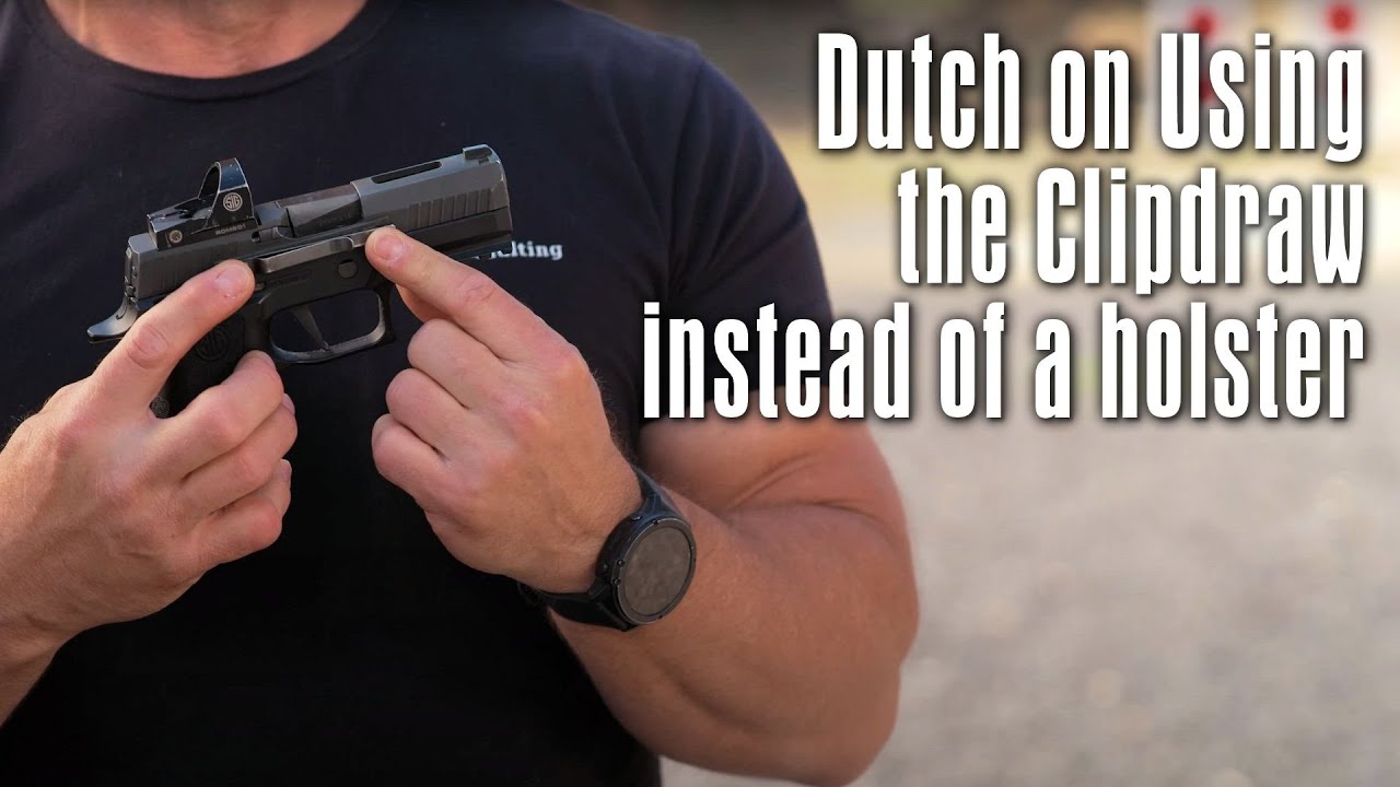 Chris "Dutch" Moyer on why he used the Clipdraw instead of a holster ...