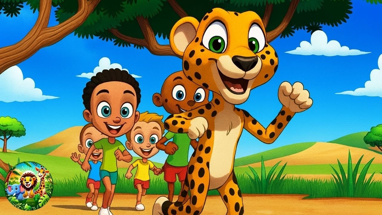MOVE WITH THE CHEETAH – Fun Safari Dance for Kids - YouTube