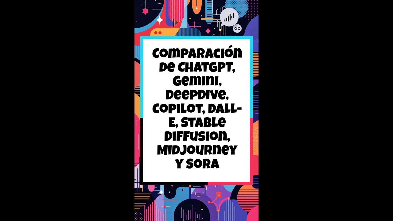 Comparación de ChatGPT, Gemini, DeepDive, Copilot, DALL-E, Stable Diffusion, Midjourney y Sora ...