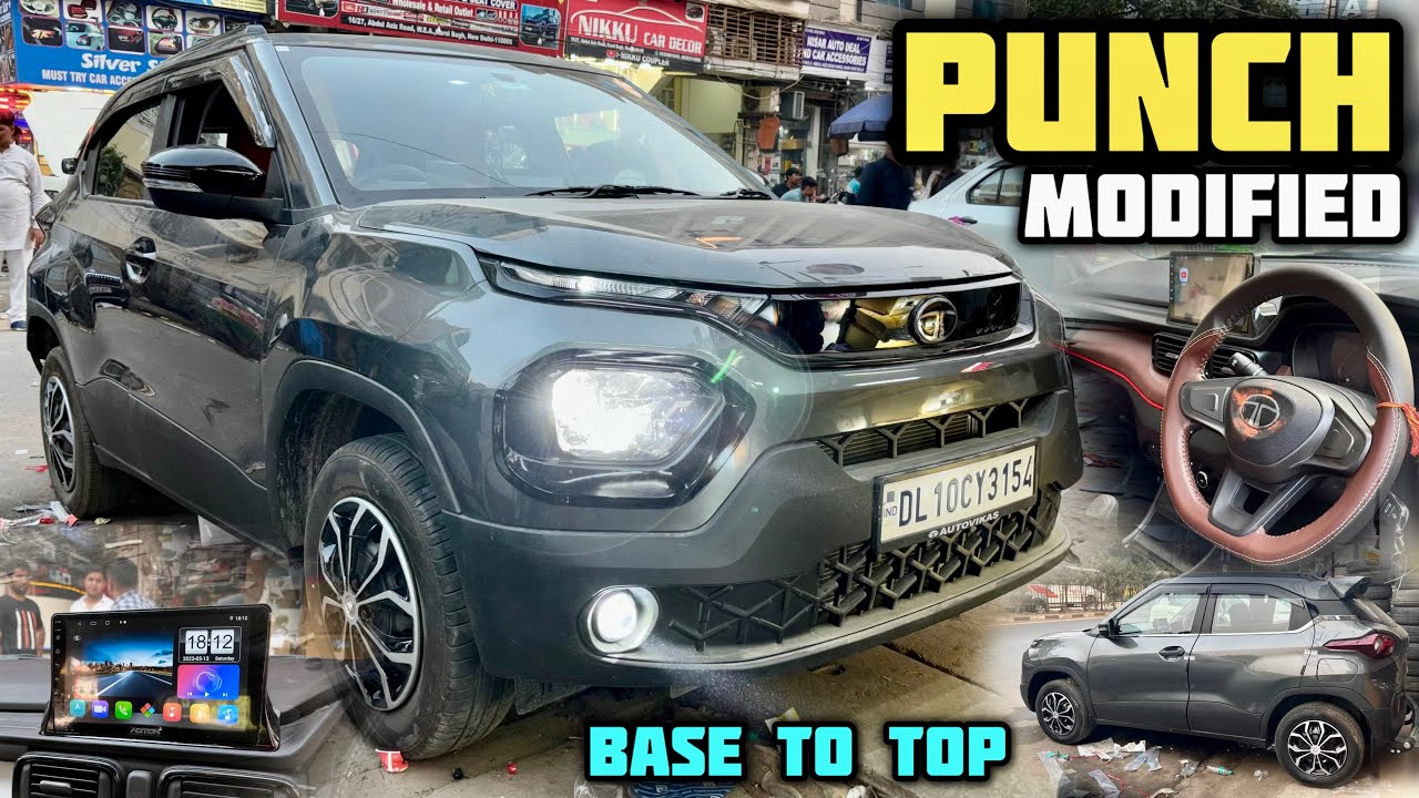 2025 Tata Punch Pure Base to Top Modification With Price 🔥 Tata Punch ...