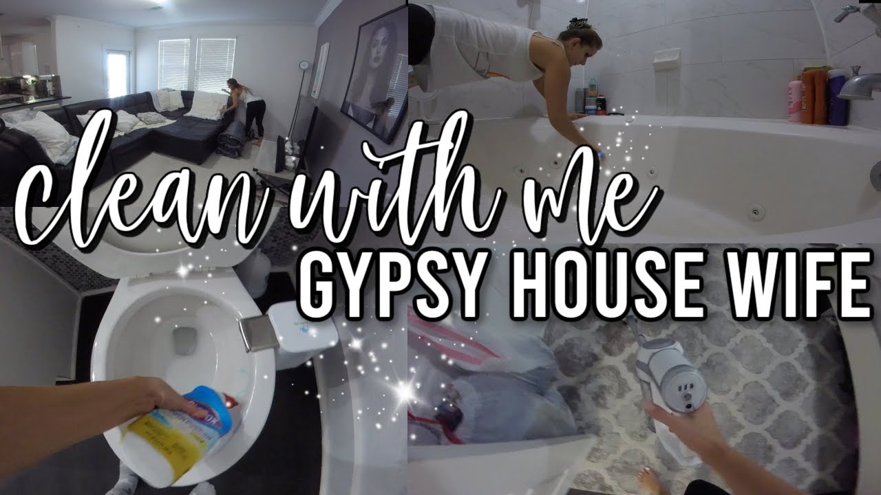 NEW 2022 CLEAN WITH ME 🧼 GYPSY HOUSE WIFE CLEANING MOTIVATION - YouTube
