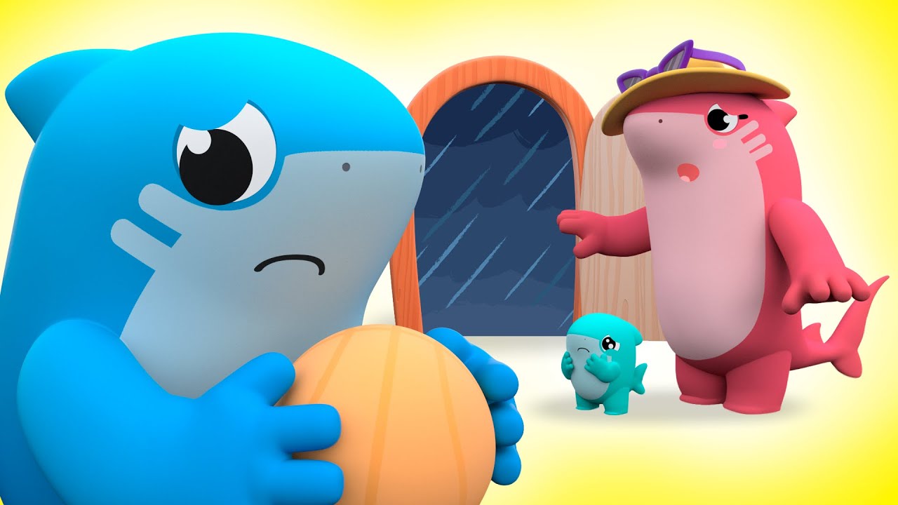 Rain Rain Go Away | Baby Shark - Good Behavior for Kids | 20 minutes ...