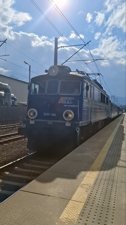 EP07-344 z TLK MAŁOPOLSKA do Krakowa Głównego - YouTube