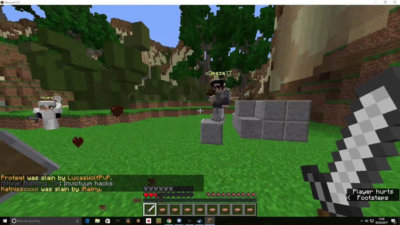 Minecraft 1.9 FFA Hacks xDeezeYT - YouTube