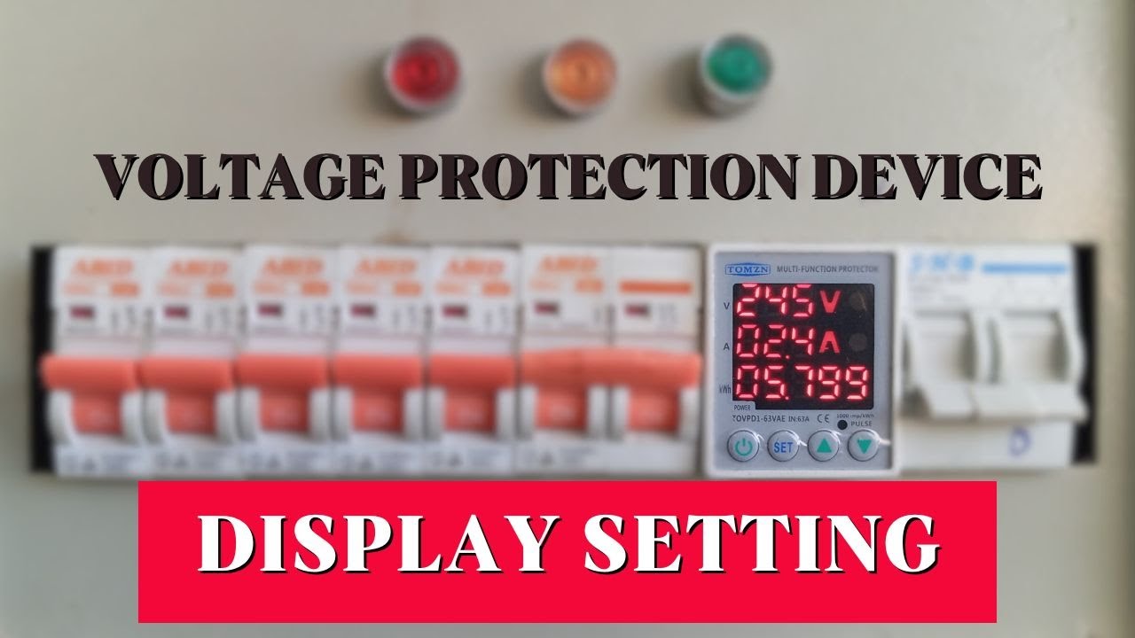 Adjustable over and under voltage protection device Display Information ...