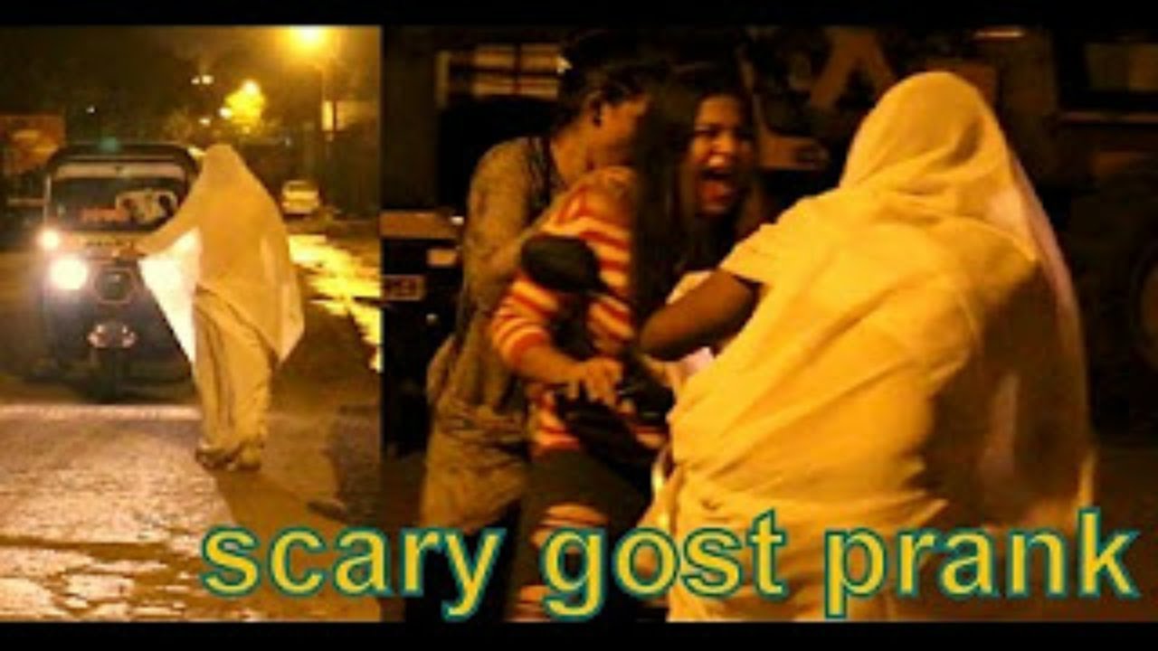 Best ghost Prank by Gaurav banga Funny Churail - YouTube