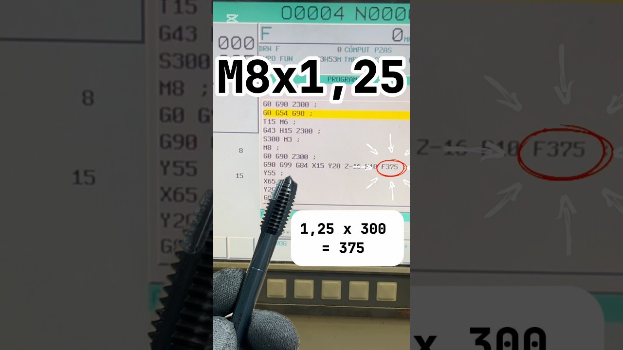 Domina el Ciclo de Roscado G84 🛠️ Aprende a Programar Roscas Perfectas ...