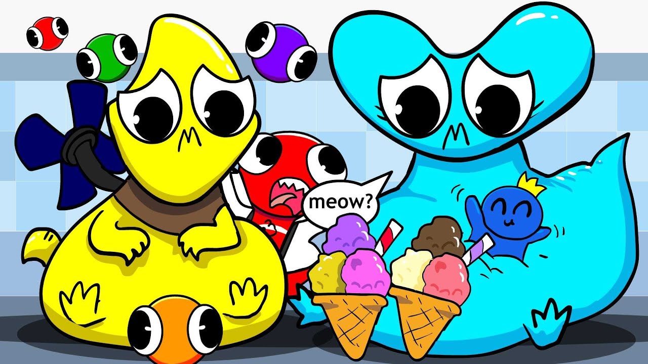 Zai zai meow meow Meme COMPILATION 4 // Rainbow friends Chapter 2 ...