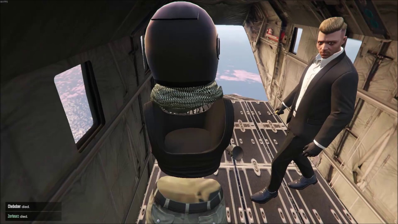 Diving from max height in GTA V - YouTube