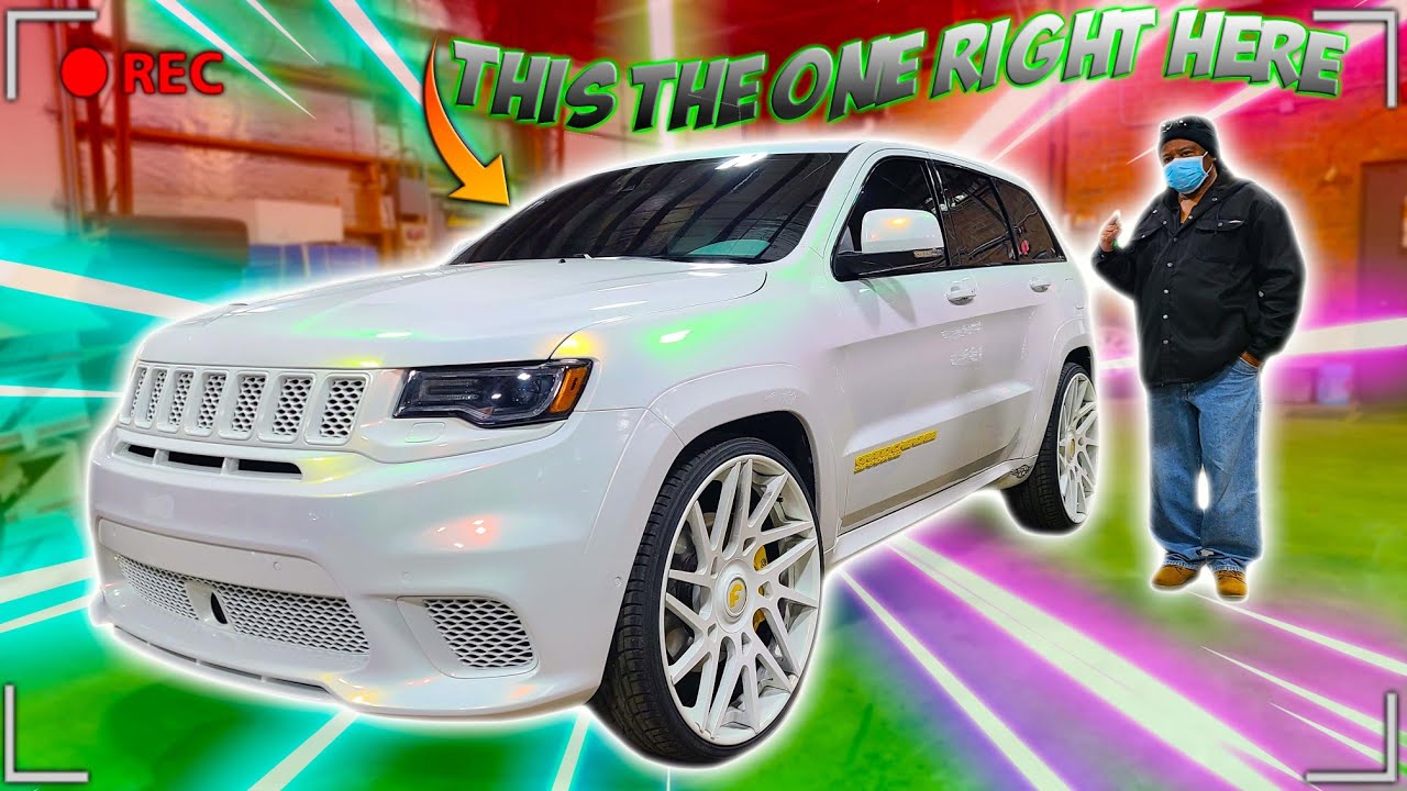 SURPRISING MY DAD WITH MY TRACKHAWK (THIS THE ONE) - YouTube