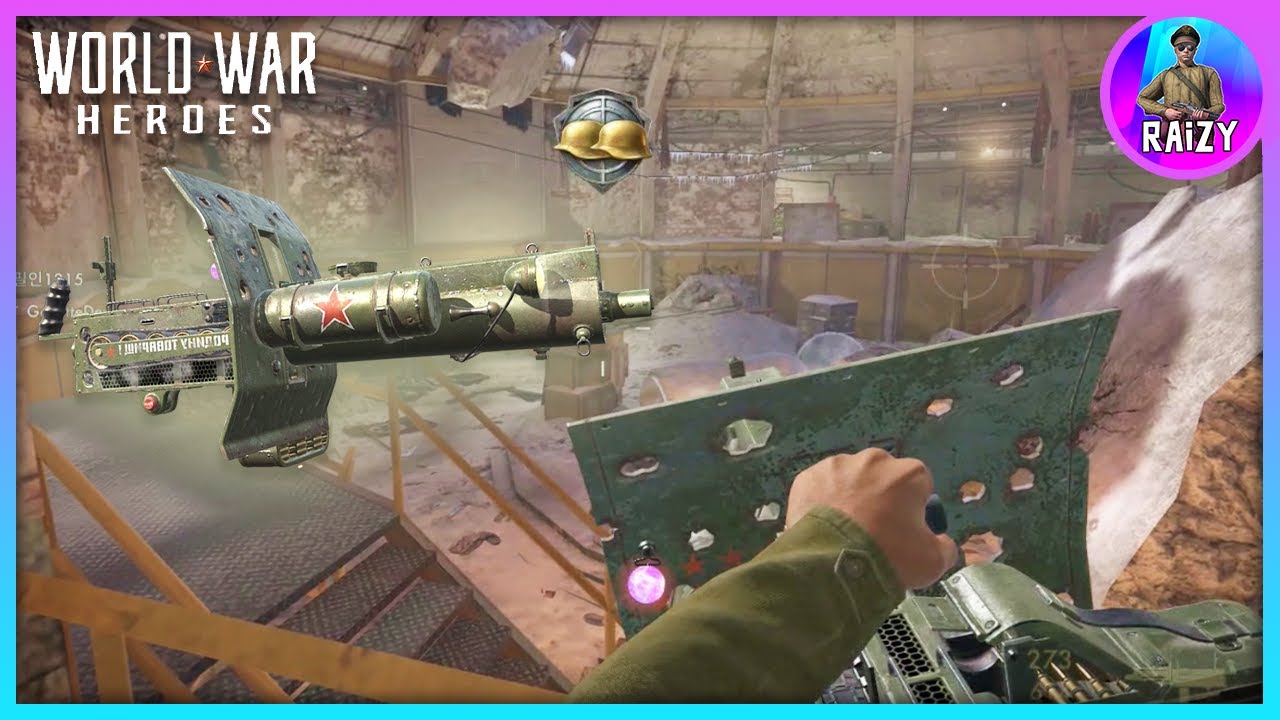 MAXiM MiNiGUN in BLOODY WiNTER MAP | World War Heroes - YouTube