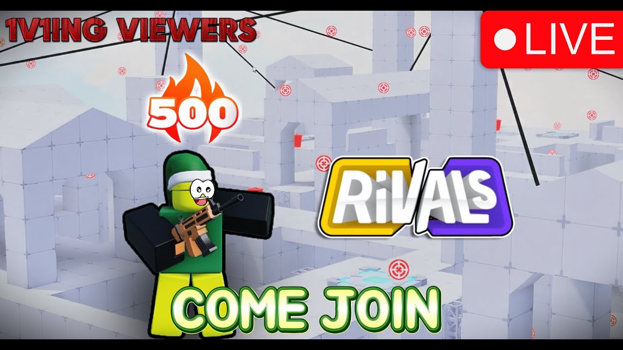 🔴RIVALS LIVE CHRISTMAS UPDATE🎄 ️🔴 (1V1ING VIEWERS) - YouTube