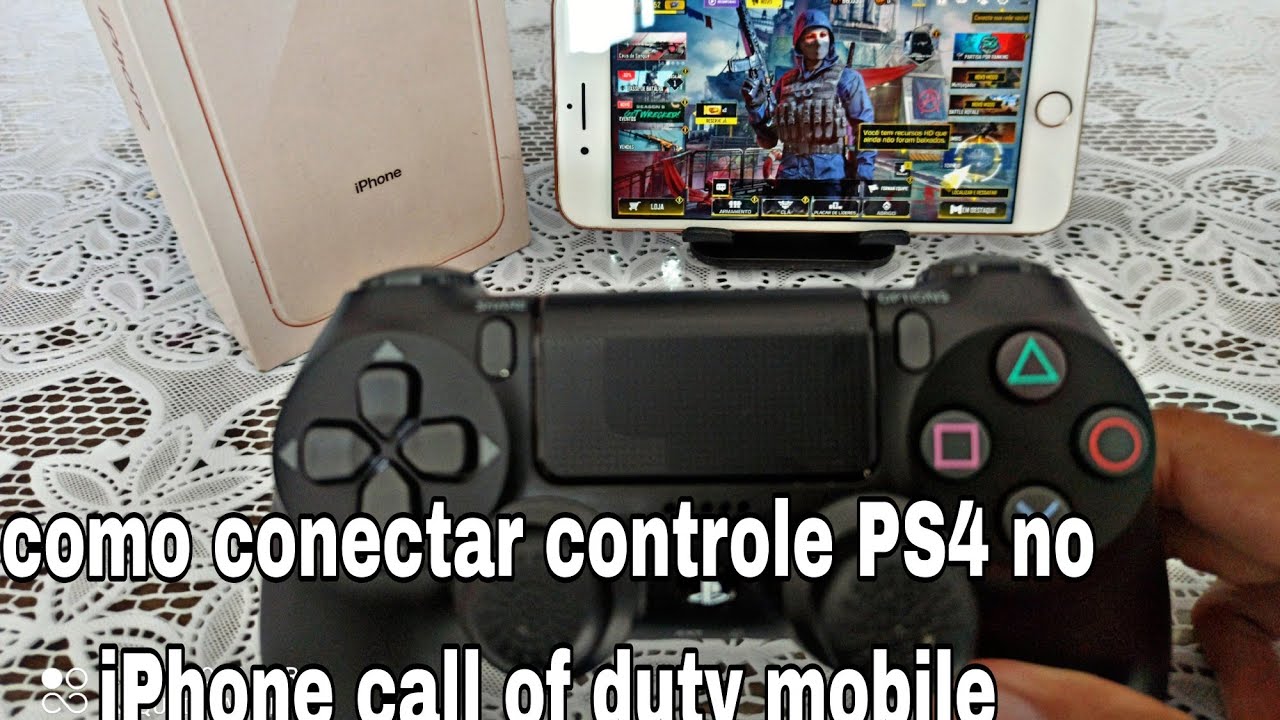 Como conectar controle PS4 no iPhone tutorial e dicas (call of duty ...
