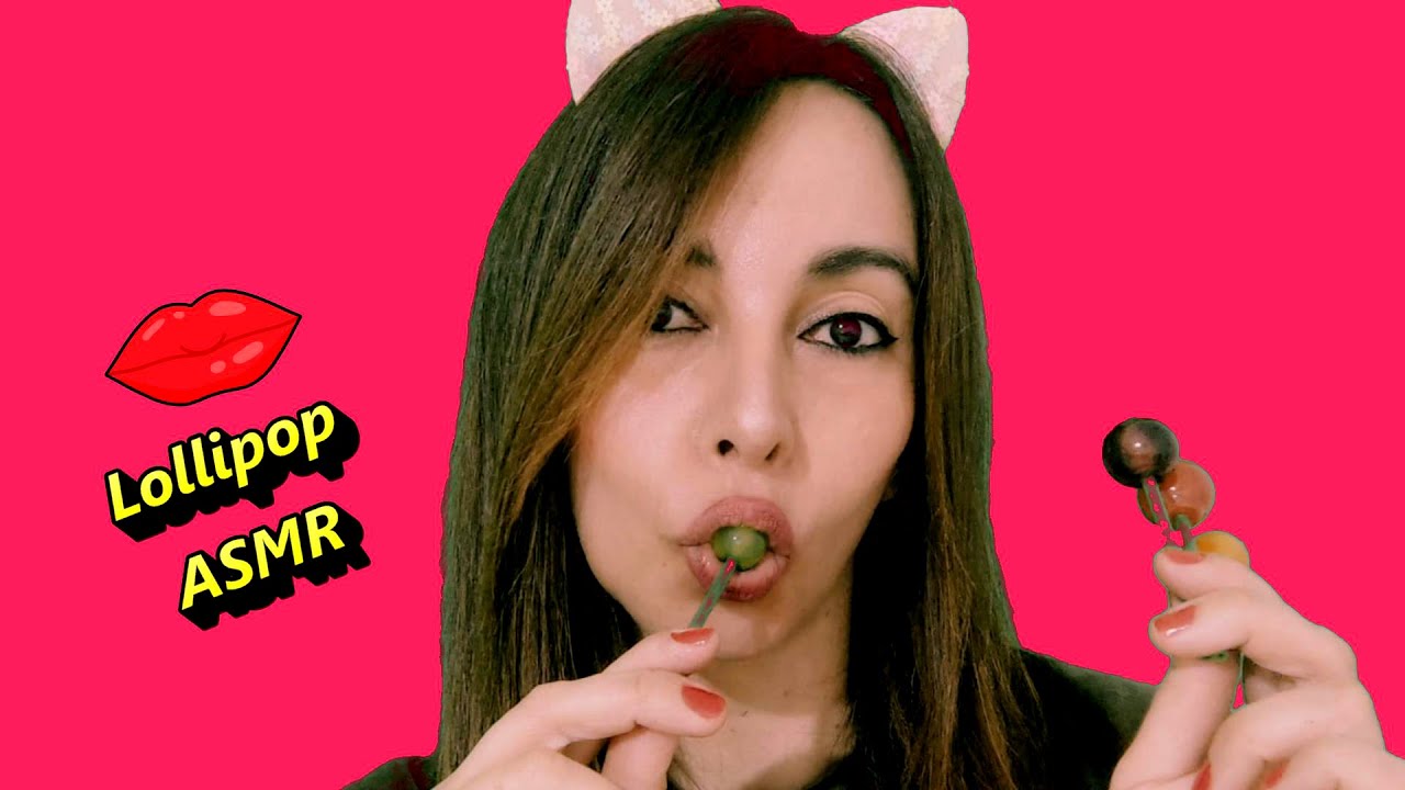 ASMR | LOLLIPOP CANDY | MOUTH SOUNDS |LICKING | KISSES | EATING SOUNDS ...