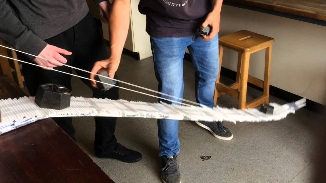 A-level Physics Presents Building Bridges - YouTube