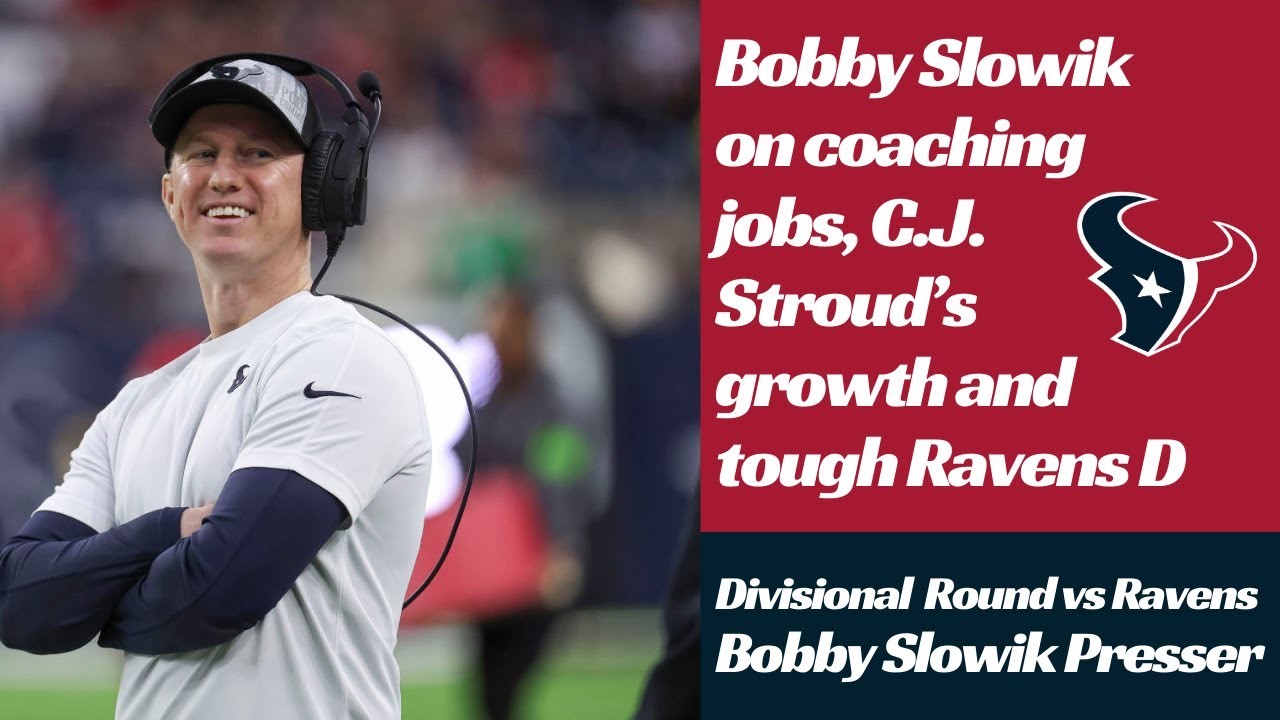 Bobby Slowik Addresses his Head Coach Opportunities, Offense's Growth ...