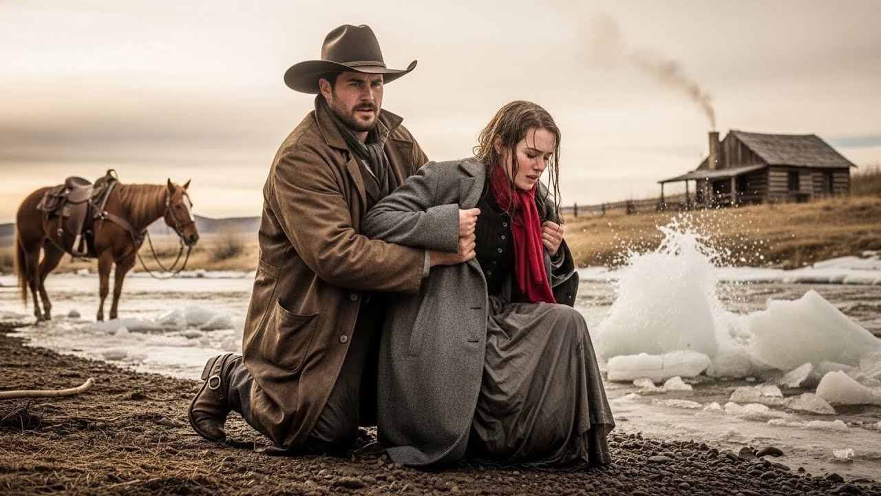 River Rapids Pulled Her Under Freezing Water, Cowboy Dove In And ...