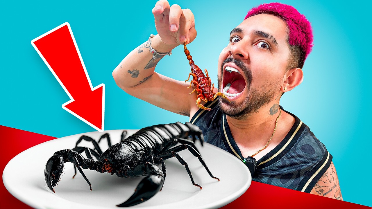 ⁠COMÍ LOS INSECTOS MÁS ASQUEROSOS DEL MUNDO - YouTube