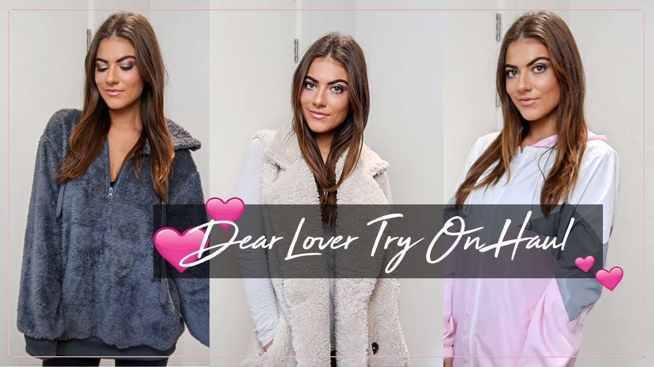 HUGE JUMPERS AND JACKETS TRY ON HAUL | DEAR-LOVER CLOTHING - YouTube