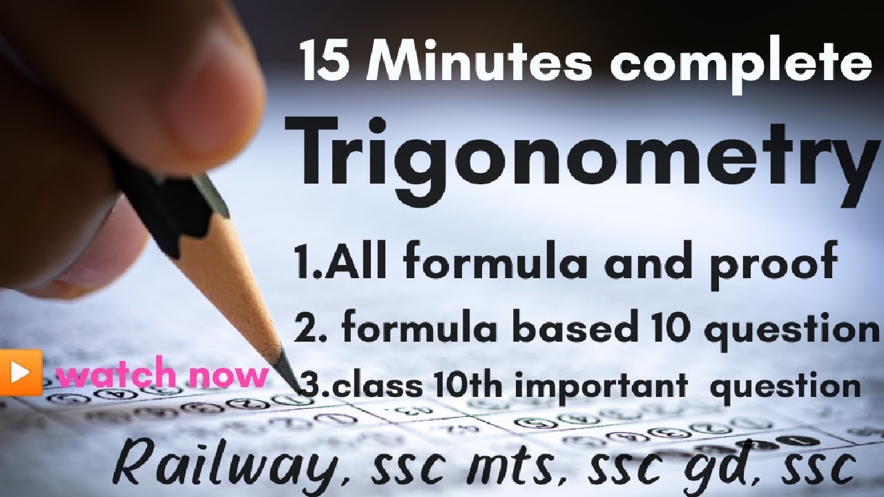 #trigonometry class 10th,#tricks all formula pe #all competition # ...