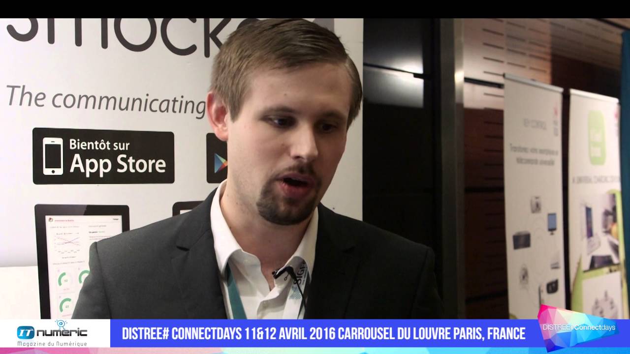 Smockeo Détecteur de fumée connecté - Salon DISTREE# Connect - YouTube