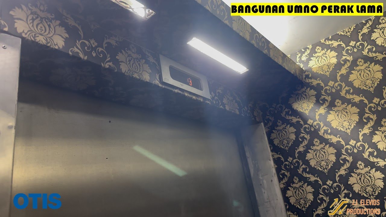 1960's VINTAGE OTIS Elevator at Bangunan UMNO Perak Lama, Ipoh, Perak ...