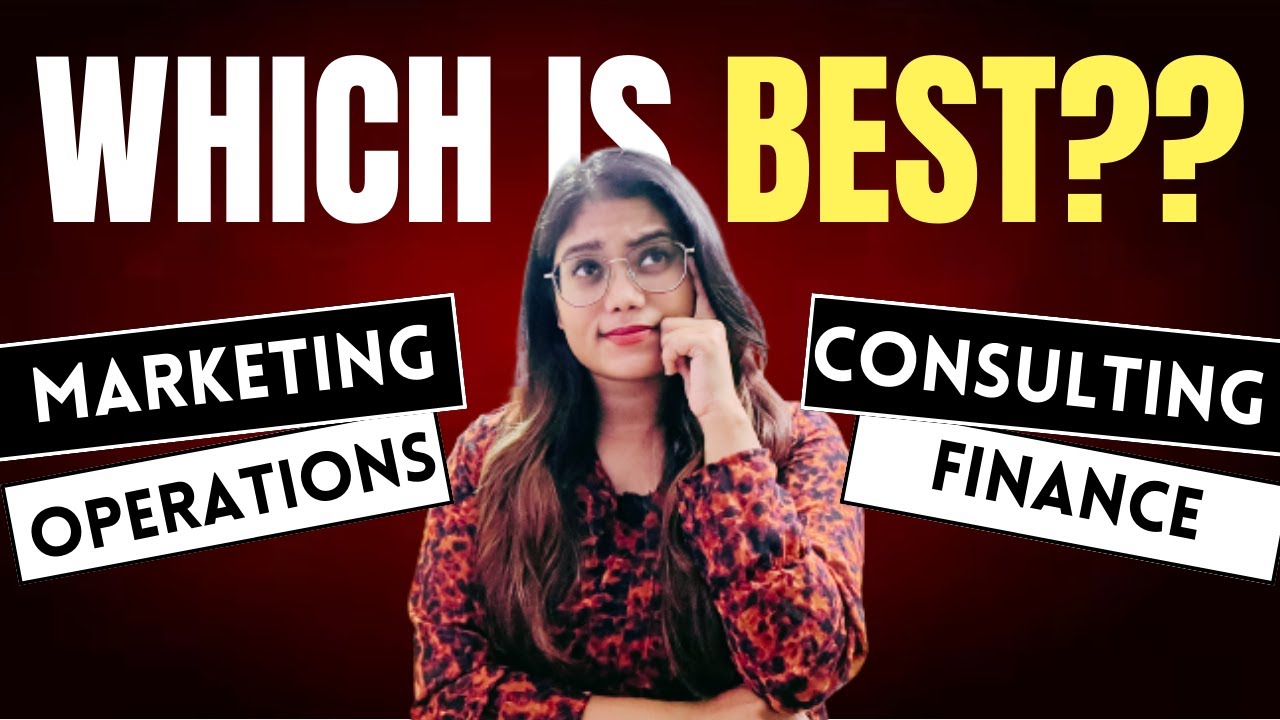 How To Choose Mba Specialization Answer The Question And Check Your