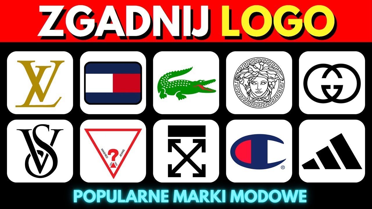 Zgadnij LOGO - Rozpoznaj Popularne Marki Modowe! - YouTube