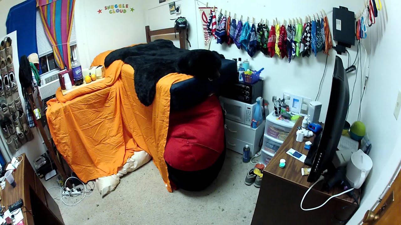Killer Dorm Room Fort! (fort contest) - YouTube