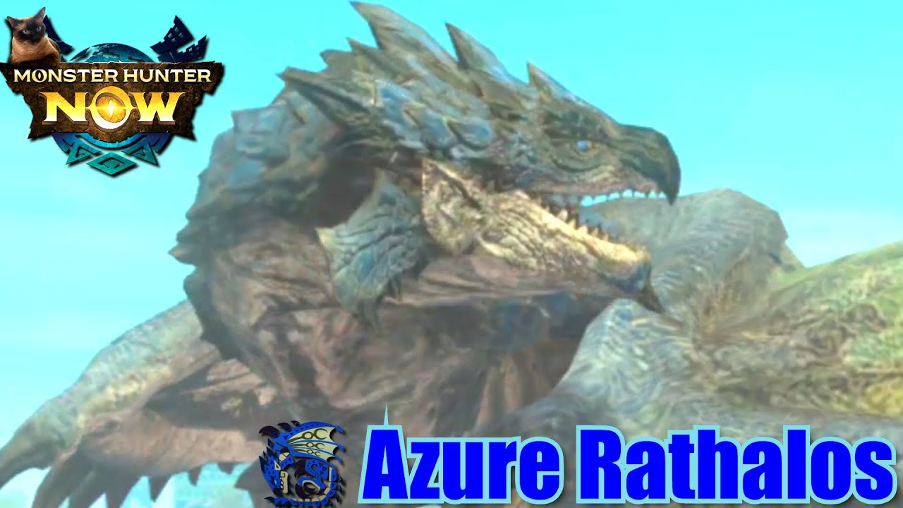 AZURE RATHALOS - FIRST LOOK! Weapons Armor Gameplay 5* ~ New MONSTER ...
