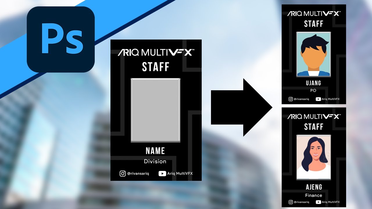 Ps TUTORIAL - Cara Input Banyak Data ke ID Card dan Sertifikat secara ...