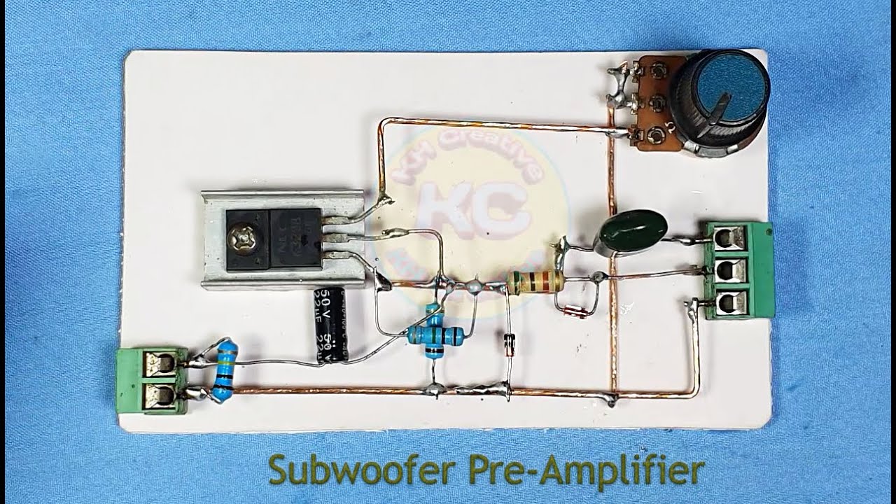 Sub-woofer Mosfet Amplifier Bass, New Circuit Sub-woofer at home - YouTube